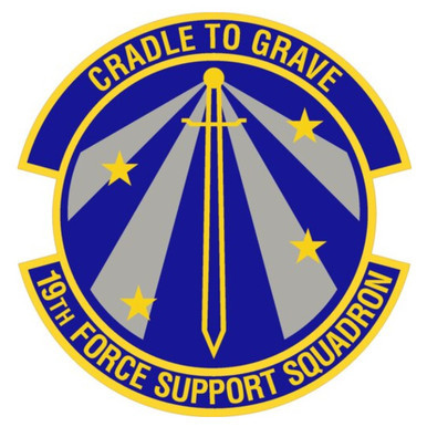 19th Force Support Squadron Patch