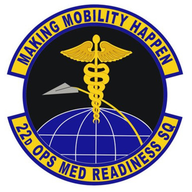 22nd Operational Medical Readiness †Squadron Patch