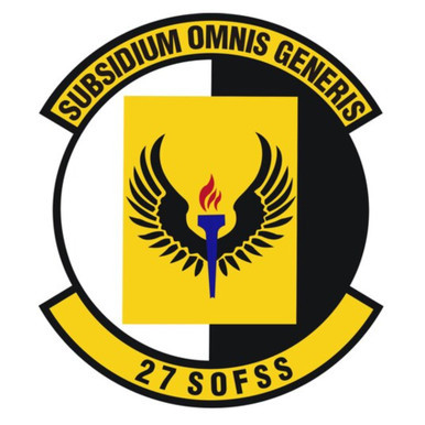 27th Special Operations Force Support Squadron Patch