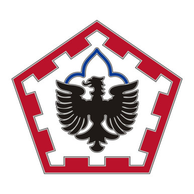 555th Engineer Brigade, US Army Patch
