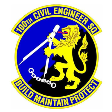 100th Civil Engineer Squadron Patch