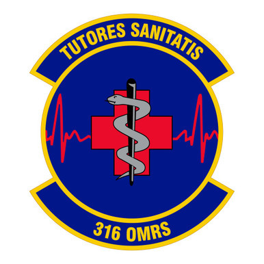 316th Operational Medical Readiness Squadron Patch