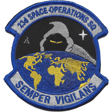 23rd Space Operations Squadron Hook And Loop | Squadron Patches | Air ...