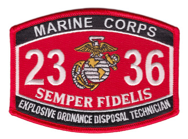 2336 Explosive Ordnance Disposal Technician MOS Patch | MOS Patches ...