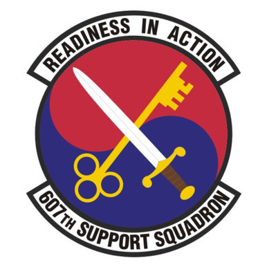 607th Support Squadron Patch