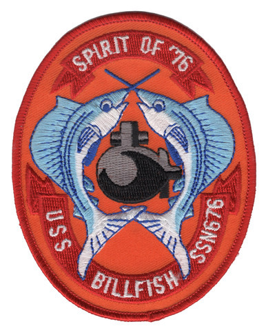 USS Billfish SSN-676 US Navy Submarine Patch