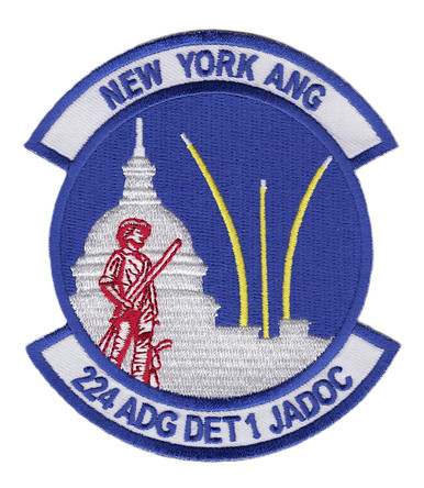 224th AIR DEFENSE GROUP - DETACHMENT 1 JADOC New York ANG Patch