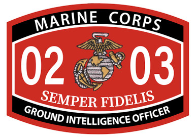 0111 Administrative Specialist USMC MOS Patch