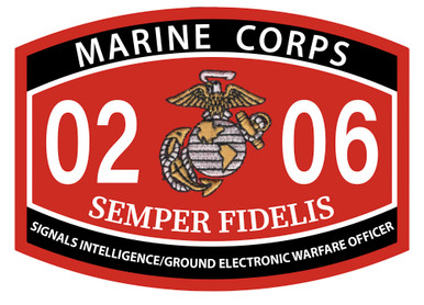 0111 Administrative Specialist USMC MOS Patch