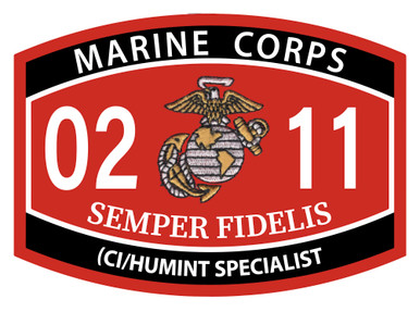 0111 Administrative Specialist USMC MOS Patch