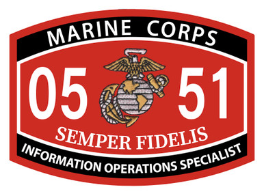 0111 Administrative Specialist USMC MOS Patch