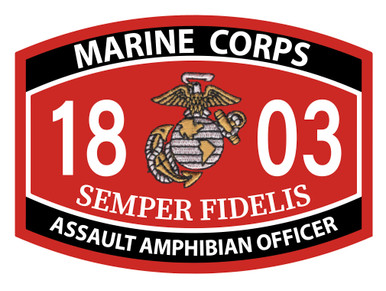 0111 Administrative Specialist USMC MOS Patch