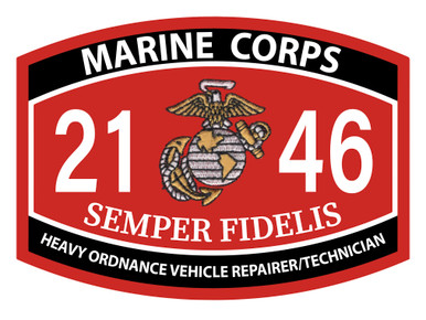 0111 Administrative Specialist USMC MOS Patch