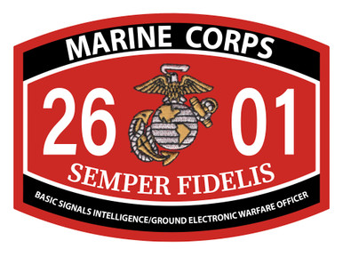 0111 Administrative Specialist USMC MOS Patch