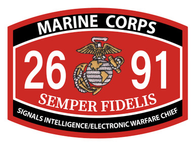 0111 Administrative Specialist USMC MOS Patch