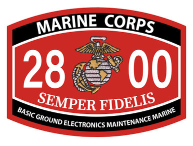 0111 Administrative Specialist USMC MOS Patch