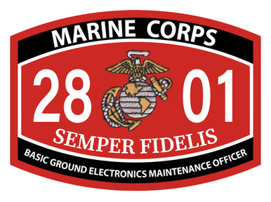 0111 Administrative Specialist USMC MOS Patch