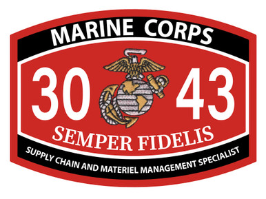 0111 Administrative Specialist USMC MOS Patch