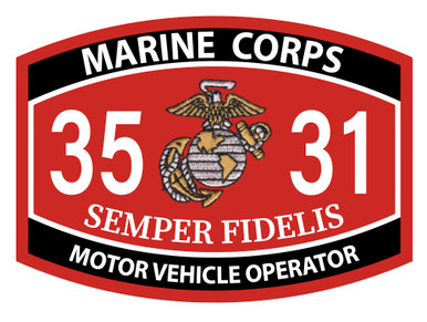 0111 Administrative Specialist USMC MOS Patch