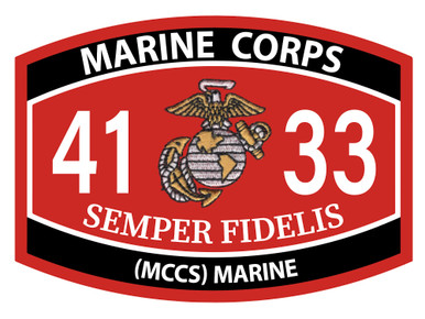 0111 Administrative Specialist USMC MOS Patch