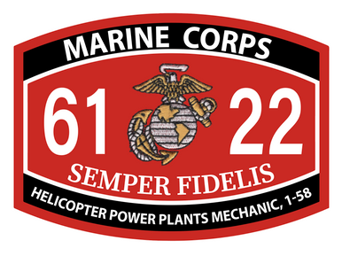 0111 Administrative Specialist USMC MOS Patch
