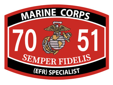 0111 Administrative Specialist USMC MOS Patch