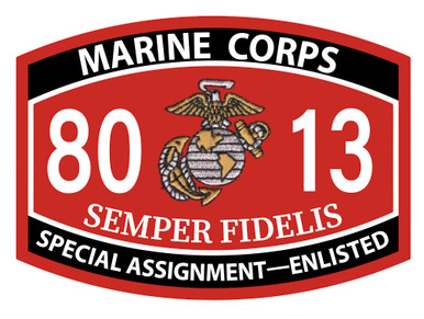 0111 Administrative Specialist USMC MOS Patch