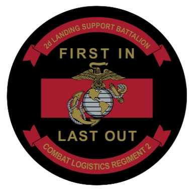 2nd Landing Support Battalion (2d LSB) US Marine Corps Patch