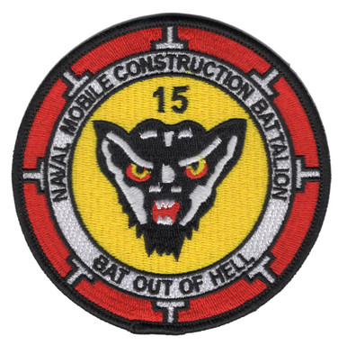 15th Mobile Construction BattalionPatch | Seabee Patches | Navy Patches ...