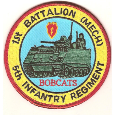 1st Battalion Mechanized 5th Infantry Regiment Patch | Infantry Patches ...