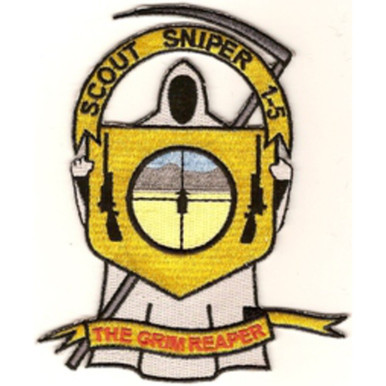 1st Battalion 5th Marines Regiment Scout Sniper Patch | Ground Unit ...