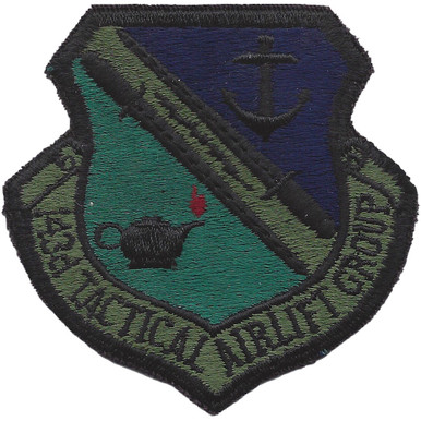 143rd Tactical Airlift Group OD Patch | Squadron Patches | Air Force ...