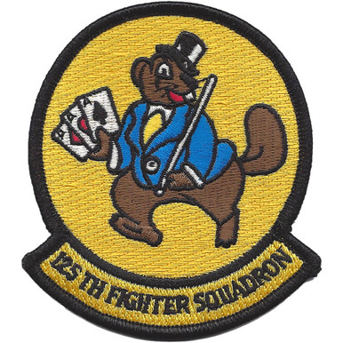 125th Fighter Squadron Patch - Version A | Squadron Patches | Air Force ...