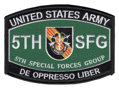 5th Special Forces Group Military Occupational Specialty MOS Patch De ...