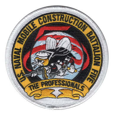5th Mobile Construction Battalion The Professionals Patch | Seabee ...