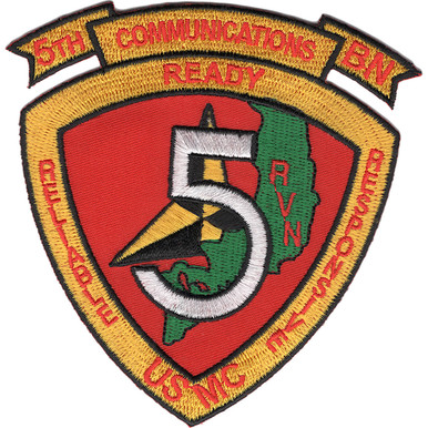 5th Communications Battalion Vietnam Patch | Ground Unit Patches ...