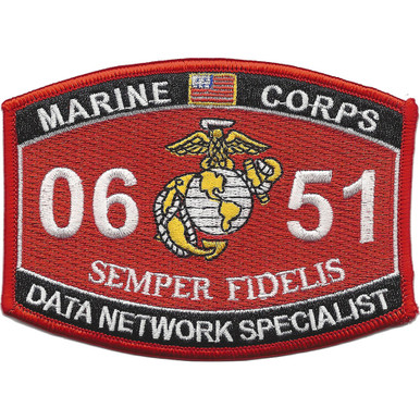 0651 Data Network Specialist Mos Patch Mos Patches Marine Patches