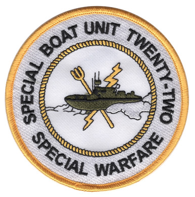 SBU-22 Special Boat Unit Two Two Patch Color Special Warfare | River ...