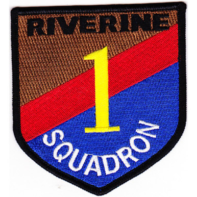 Rivron 1 River Squadron One Patch | River Patrol Boat Patches | Navy ...