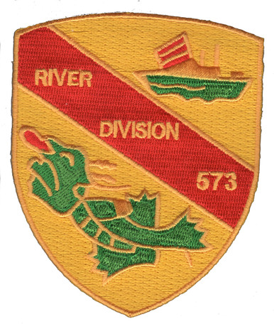 RIVDIV 573 River Division Patch | River Patrol Boat Patches | Navy ...