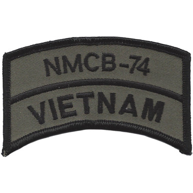 NMCB-74 Vietnam OD Patch | Seabee Patches | Navy Patches | Popular Patch