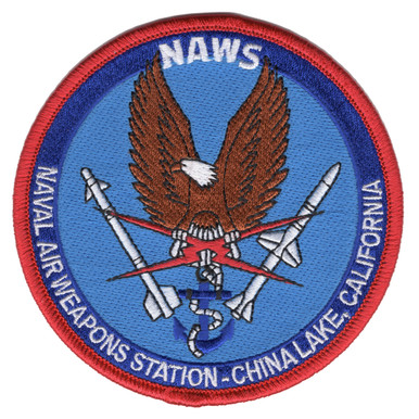 NAWS China Lake California Patch | Base Patches | Navy Patches ...