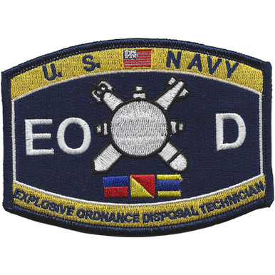 Navy Rating Explosives Ordnance Disposal Patch | Ratings Patches | Navy ...