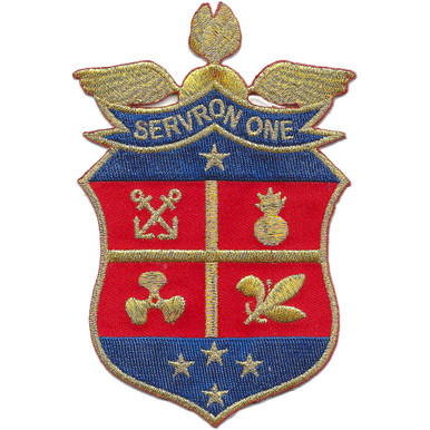 SERVRON 1 Patch | Auxiliary Ship Patches | Navy Patches | Popular Patch