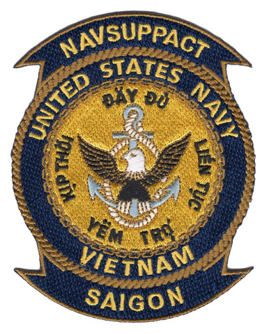 NAVSUPPACT Vietnam Saigon Patch | Base Patches | Navy Patches | Popular ...