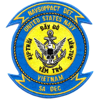 NAVSUPPACT Dectachment Sa Dec Vietnam Patch | River Patrol Boat Patches ...