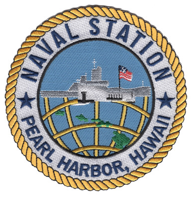 Naval Station Pearl Harbor Hawaii Patch - Version A | Base Patches ...