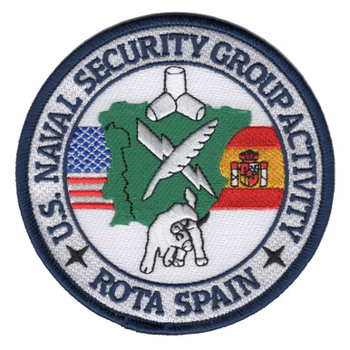 Naval Security Group Activity Rota, Spain Patch | Base Patches | Navy ...