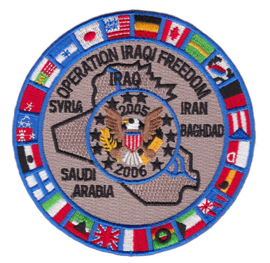 OIF Operation Iraqi Freedom Multi-National Force 2005-06 Patch ...
