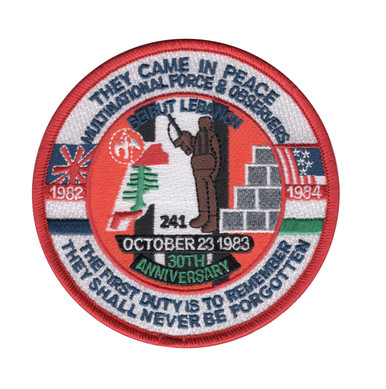 US Marines Beirut Lebanon 30th Anniversary Patch